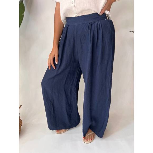 Fresh Laundry | Pants & Jumpsuits | New Fresh Laundry Linen Wide Leg In ...